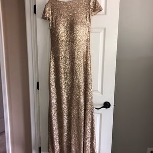 SORELLA VITA | Other | Sorella Vita 878 Gold Sequence Dress | Poshmark
